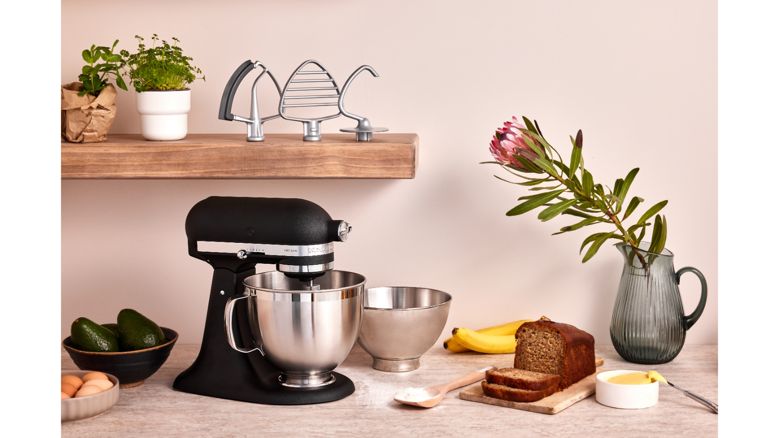 Kitchenaid Artisan Stand Mixer - Cast Iron Black | Harvey Norman