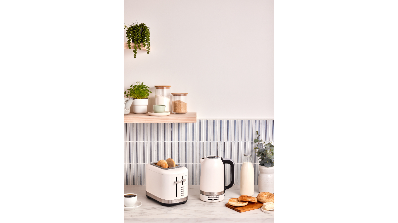 KitchenAid 2 Slice Toaster - Porcelain White | Harvey Norman