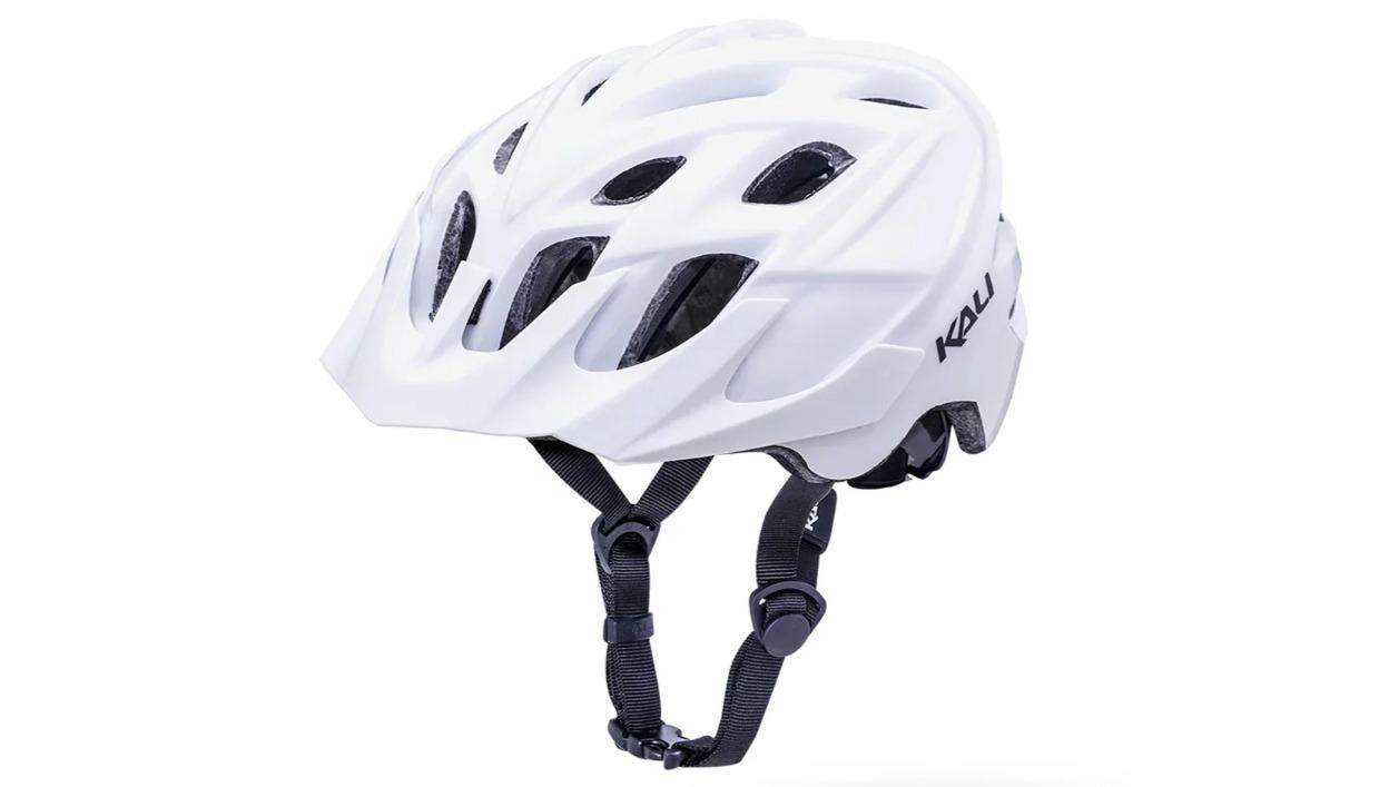 Kali Solid White Chakra Solo Helmet - Small/Medium | Harvey Norman