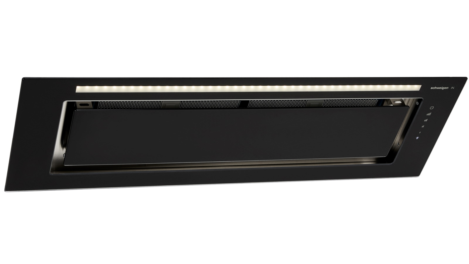 Schweigen 90cm Silent Black Glass Undermount Rangehoood with Isodrive ...