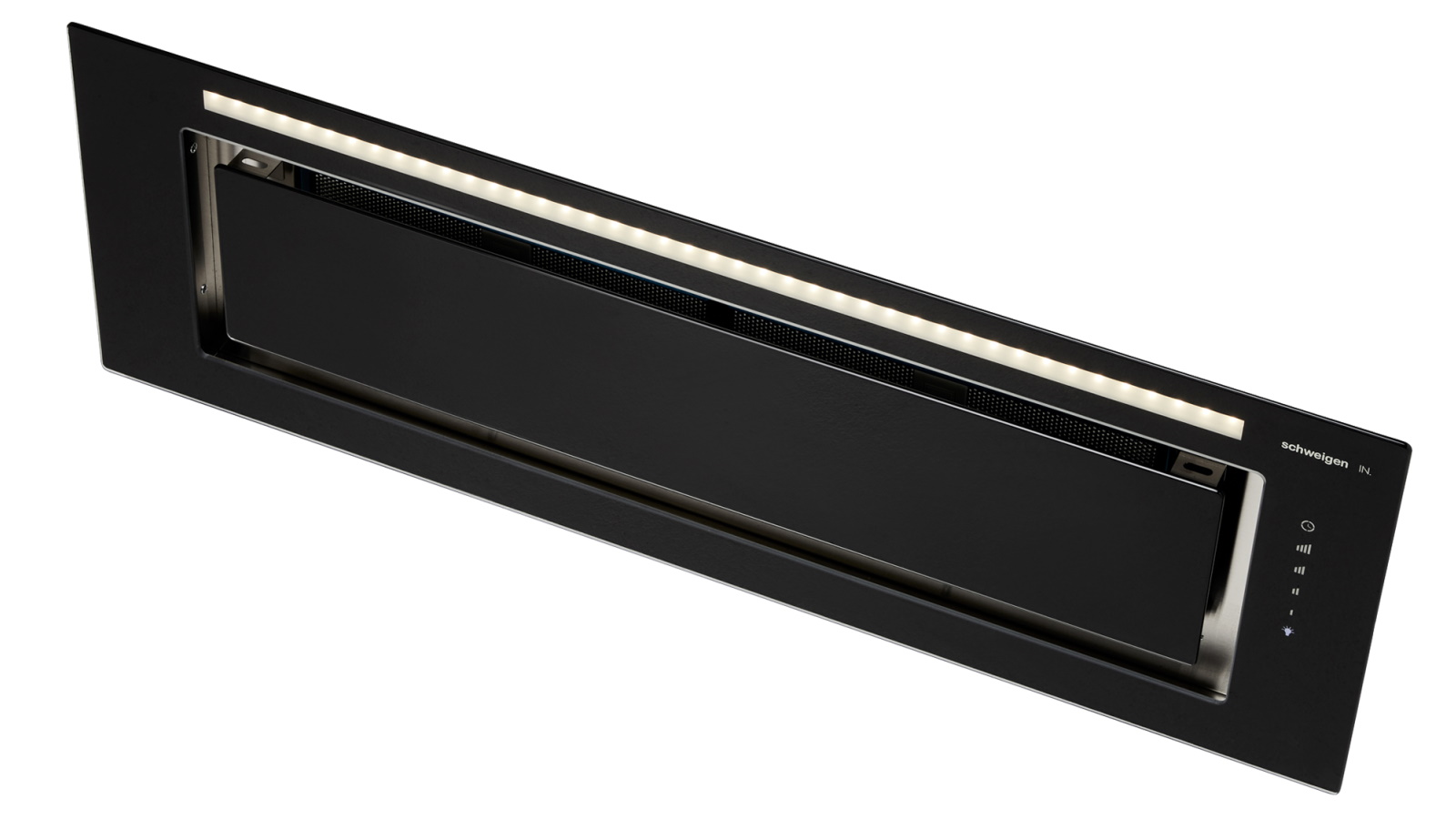 Schweigen 90cm Silent Black Glass Undermount Rangehoood with Isodrive ...