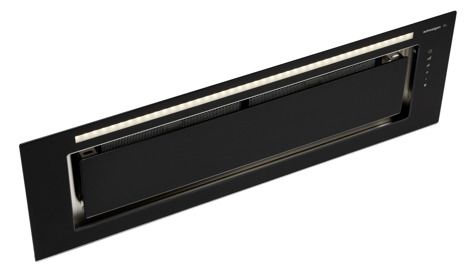 Schweigen 90cm Silent Black Glass Undermount Rangehoood with Isodrive ...