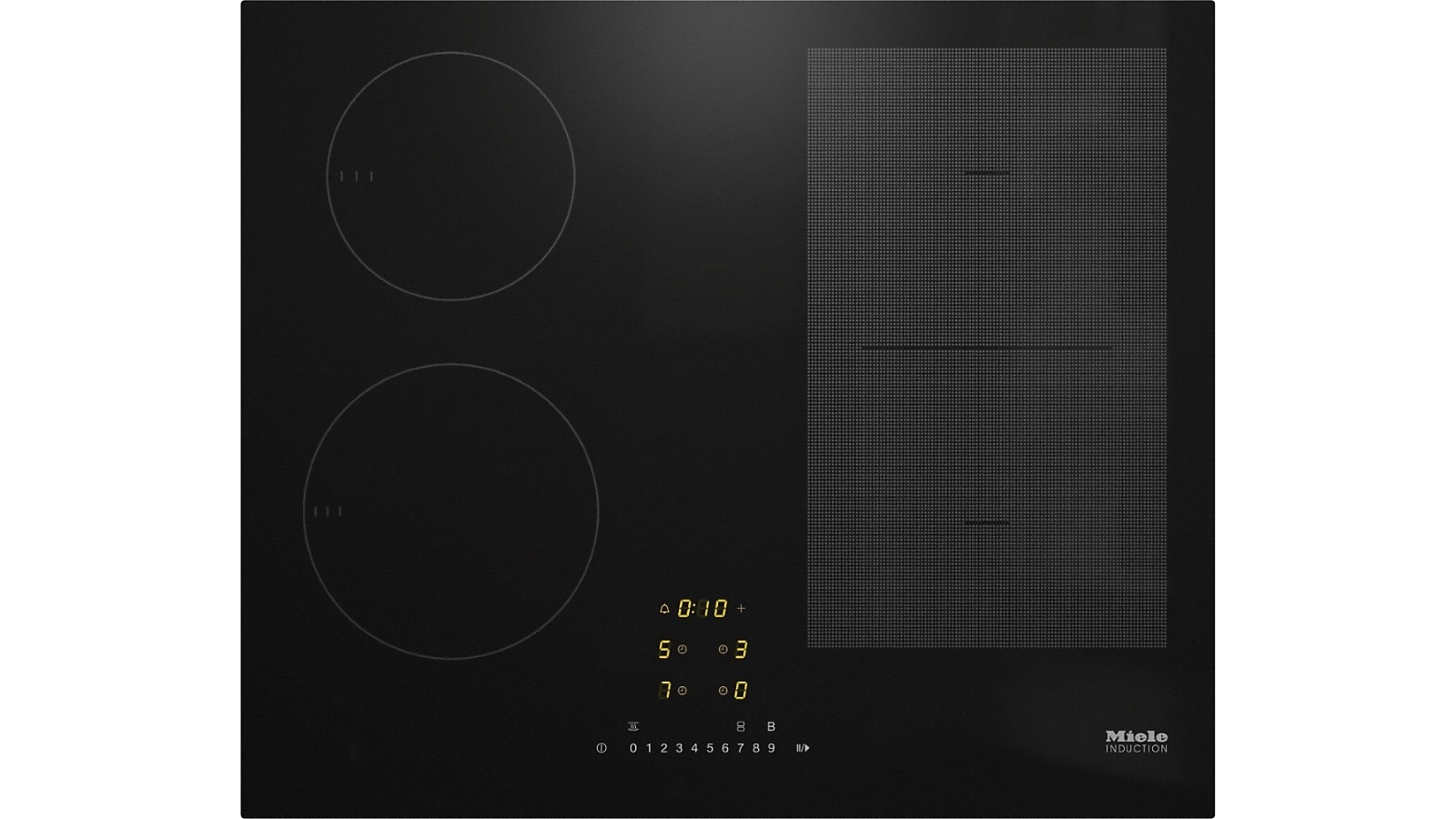 Miele KM 7464 FL CleanSteel 620mm Induction Cooktop | Harvey Norman