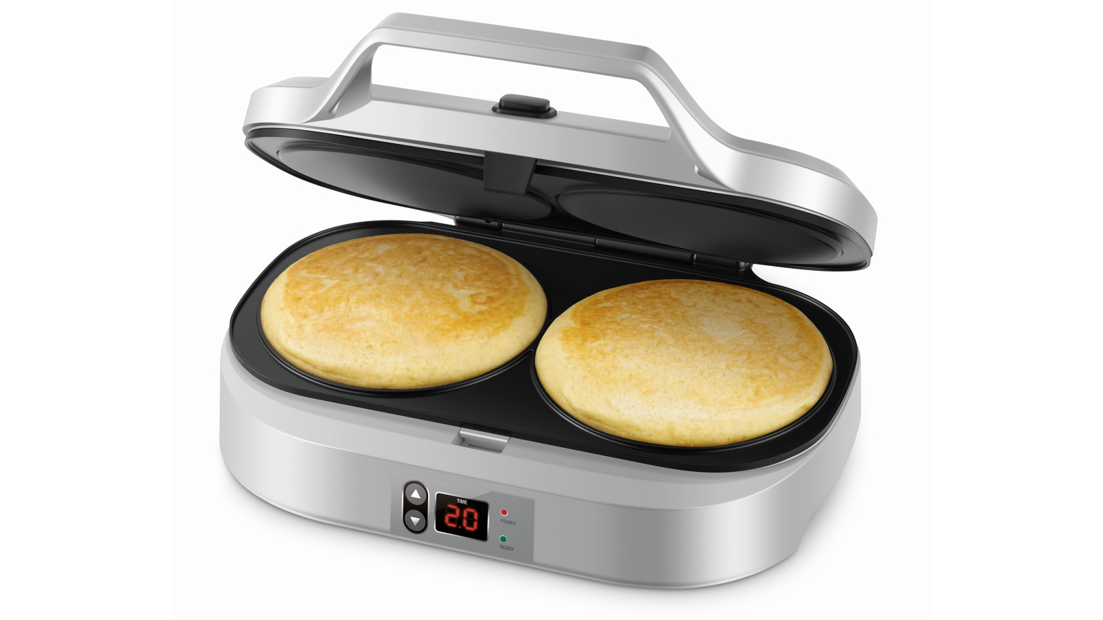 Kambrook Perfect Pancake Press - Silver | Harvey Norman