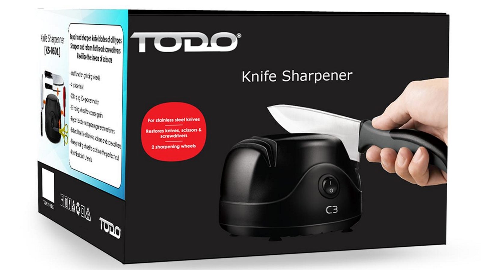 TODO Powerful Multi Function Knife Sharpener Tool | Harvey Norman