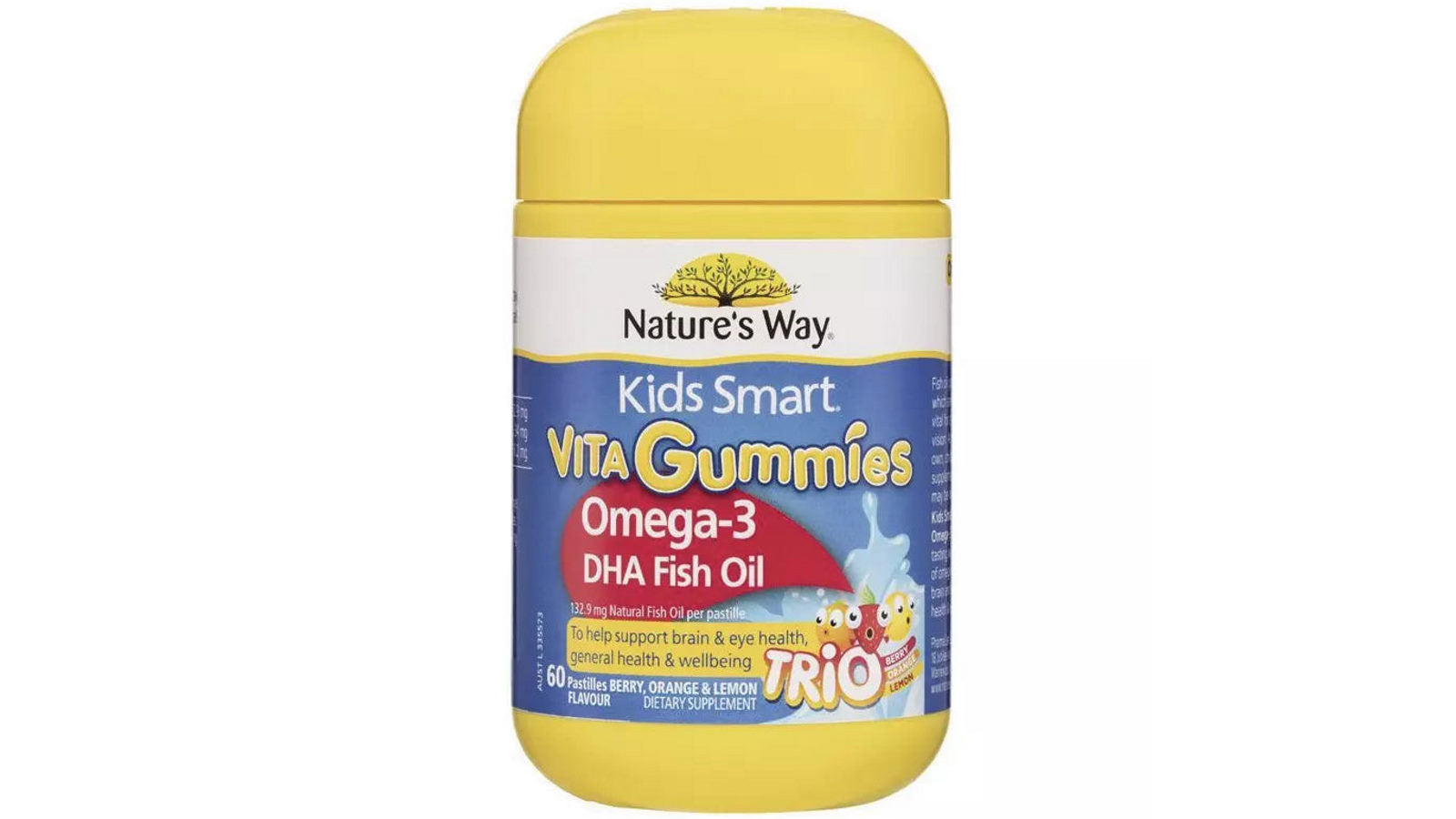 Nature's Way 60 Pastilles Kids Smart Vita Gummies Omega 3 Fish Oil ...