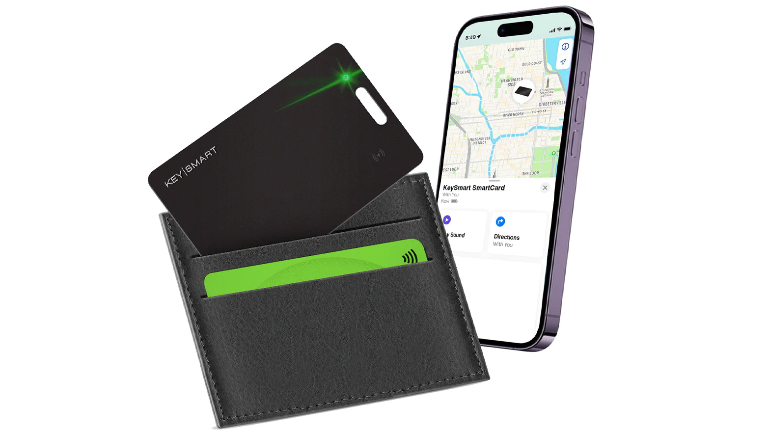 KeySmart SmartCard Black Tracker - 1 Pack | Harvey Norman