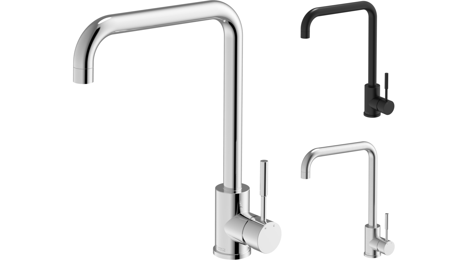 Gareth Ashton Square Neck Kitchen Mixer | Harvey Norman