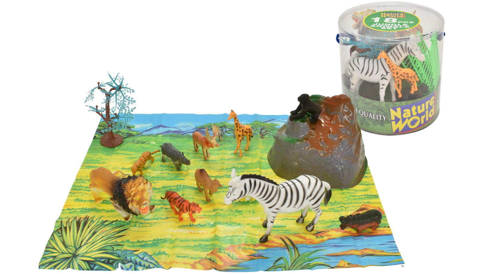 Kandy Toys 18 Piece Wild Animal Set | Harvey Norman