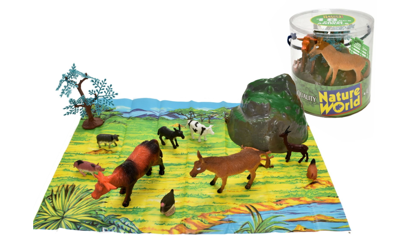 Kandy Toys 18 Piece Farm Animal Set | Harvey Norman