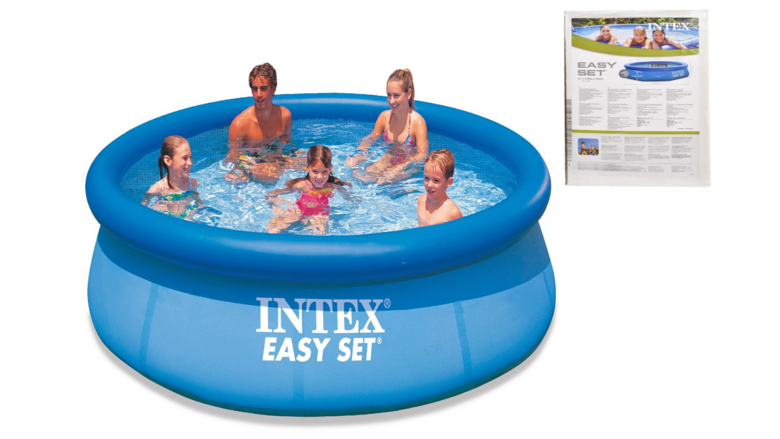 Intex Easy Set Above Ground Inflatable Swimming Pool | Harvey Norman