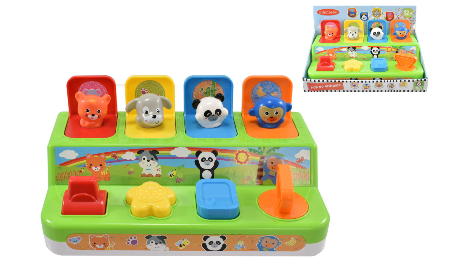 Infunbebe Pop Up Animal Baby Toy | Harvey Norman