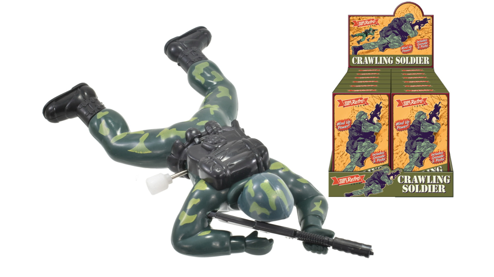 SupeRetro Crawling Soldier | Harvey Norman