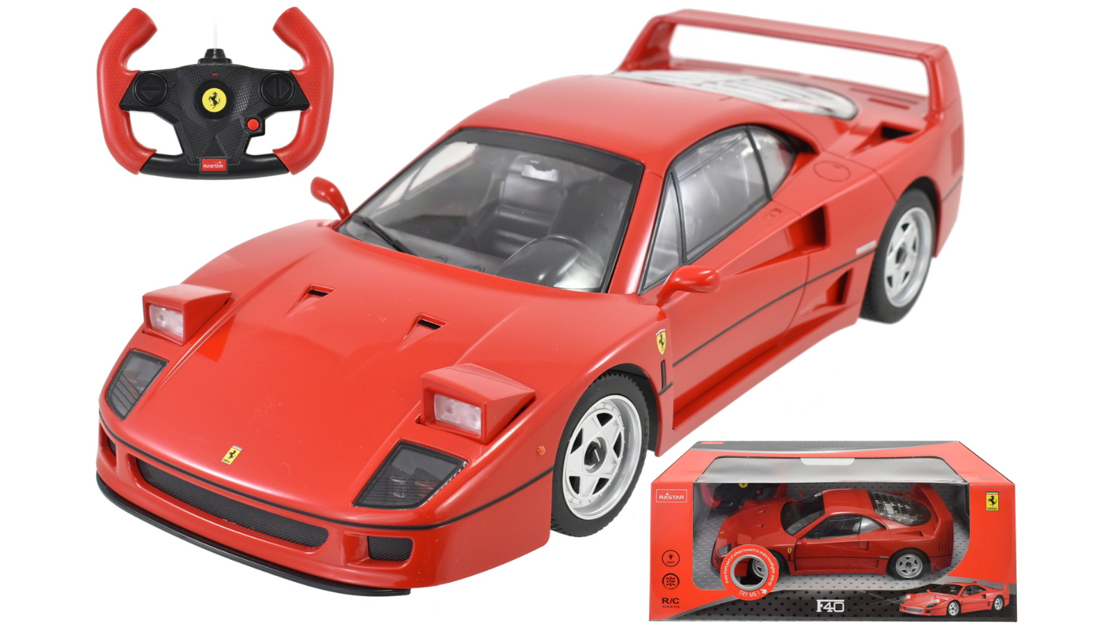 Rastar Ferrari F40 Remote Control Racing Car - Red | Harvey Norman
