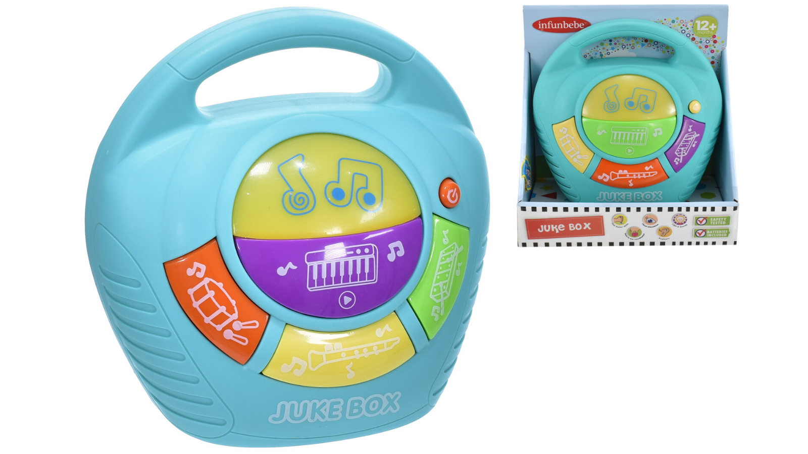 Infunbebe Juke Box Kids Musical Instrument | Harvey Norman