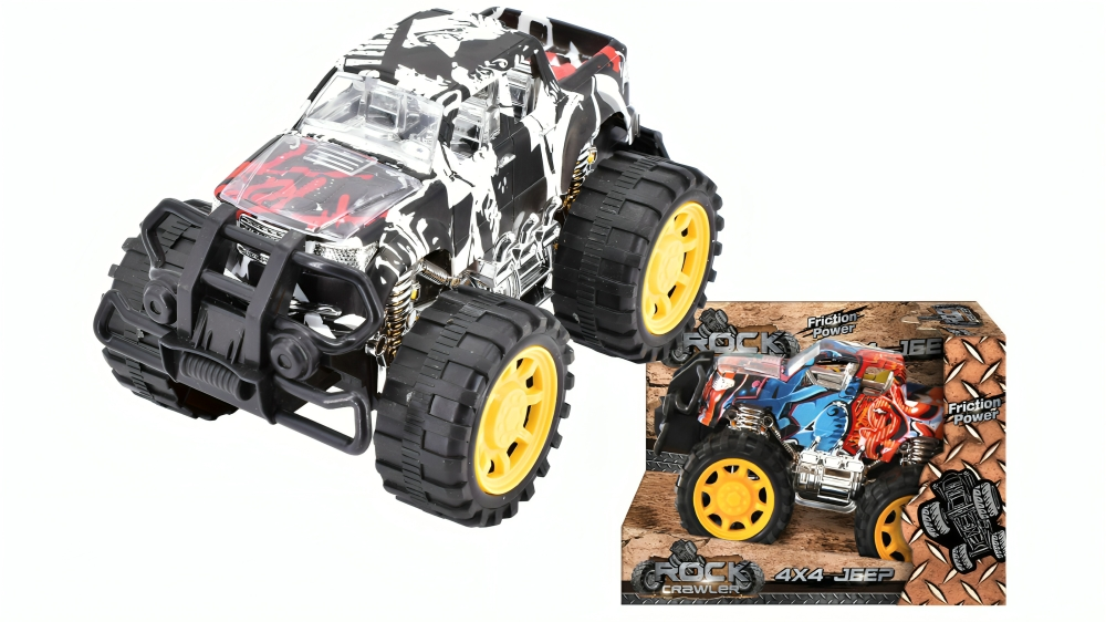 Kandy Toys 4x4 Jeep Friction Powered Toy Car | Harvey Norman