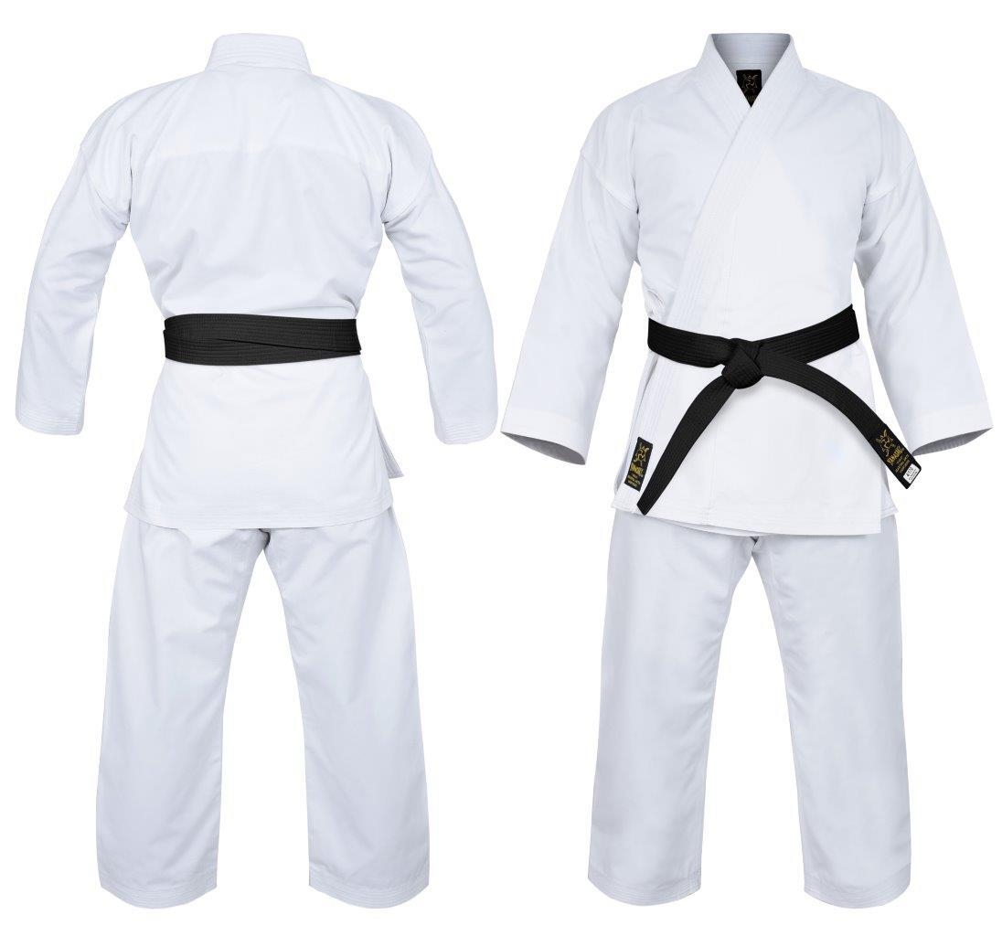 Morgan Sports Yamasaki Gold Deluxe Brushed Canvas Karate Uniform 14oz ...