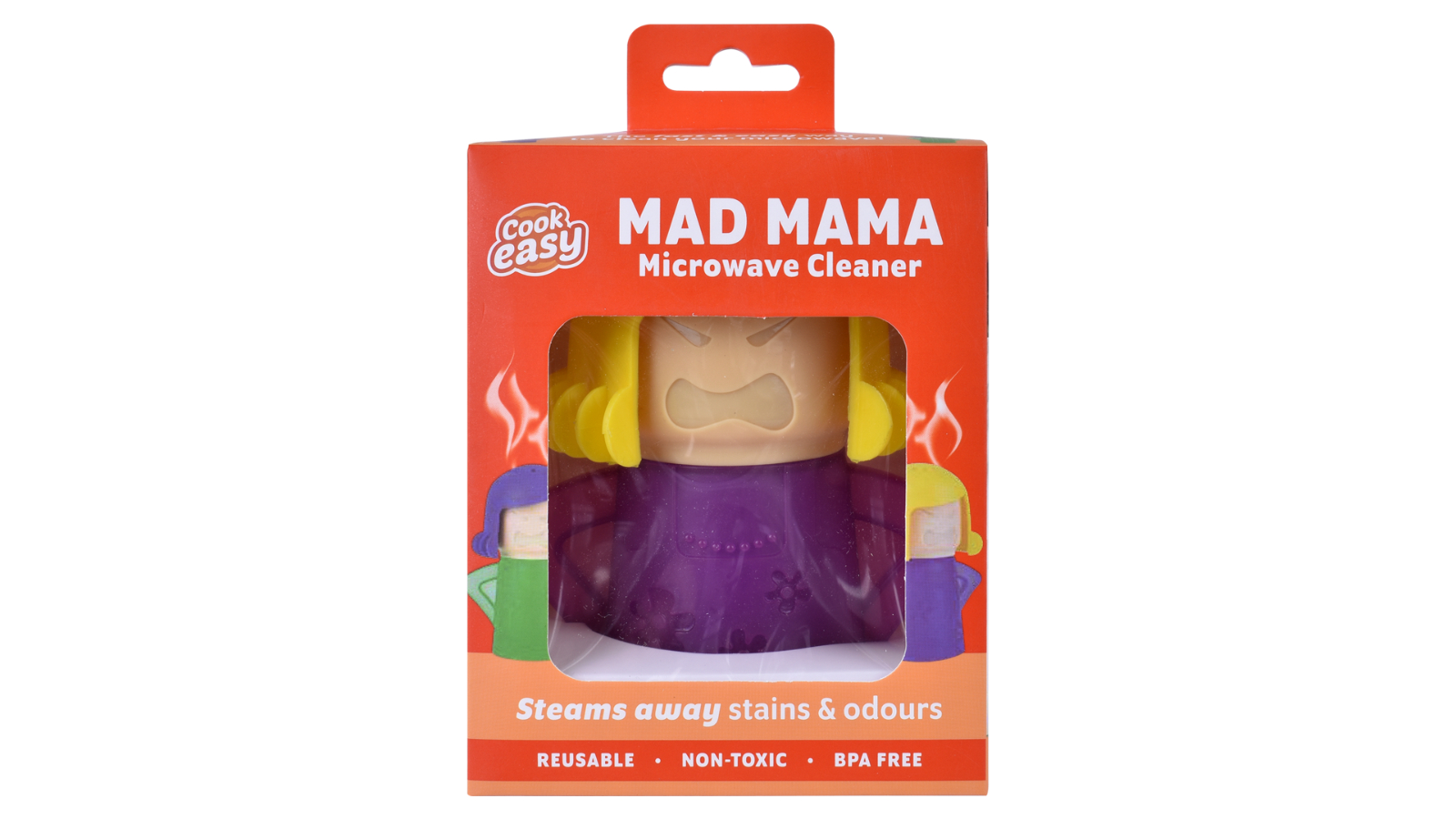 Cook Easy Mad Mama Microwave Cleaner - Multi-Coloured | Harvey Norman