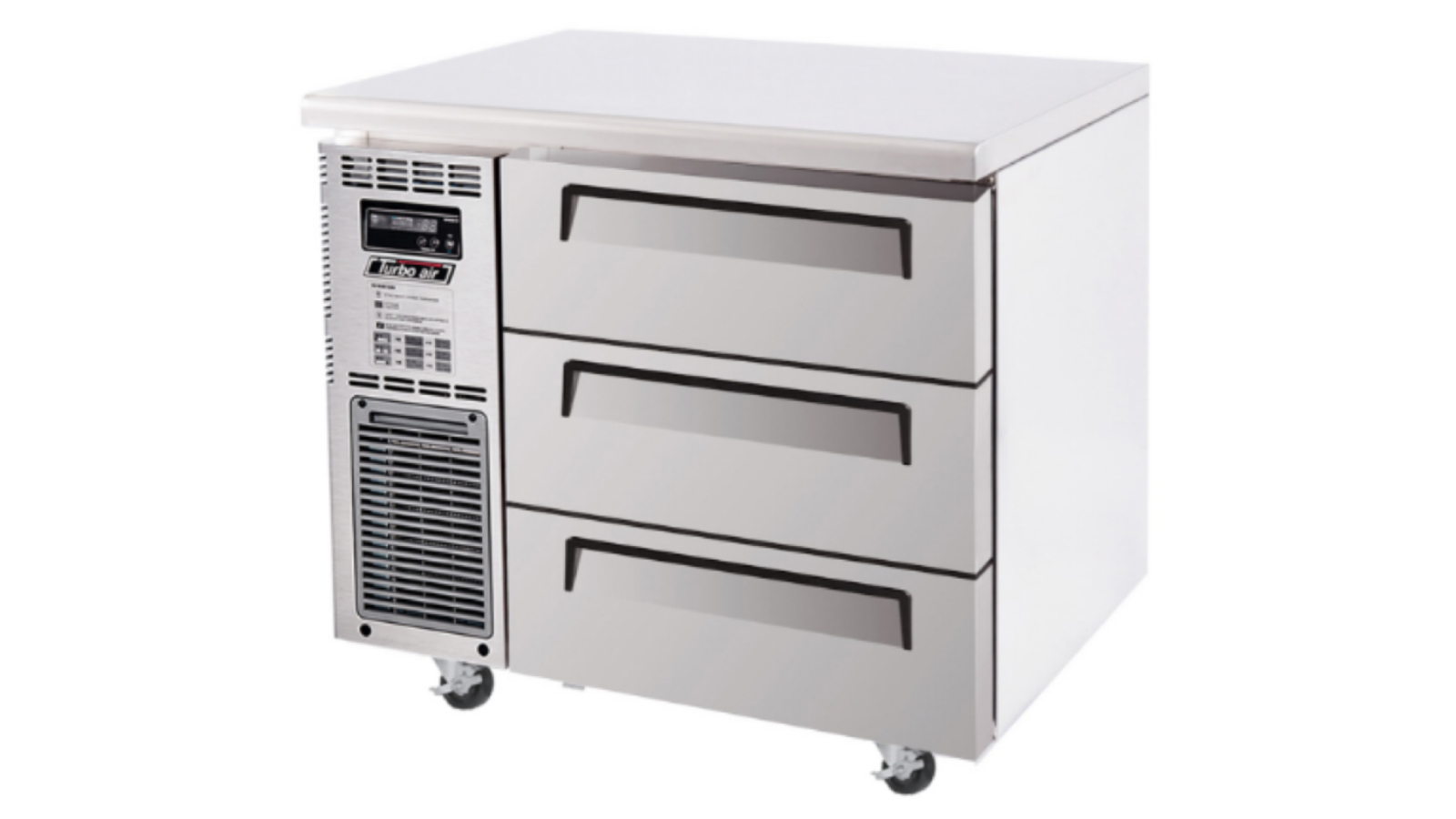 Turbo Air Undercounter 3-Drawer Freezer | Harvey Norman