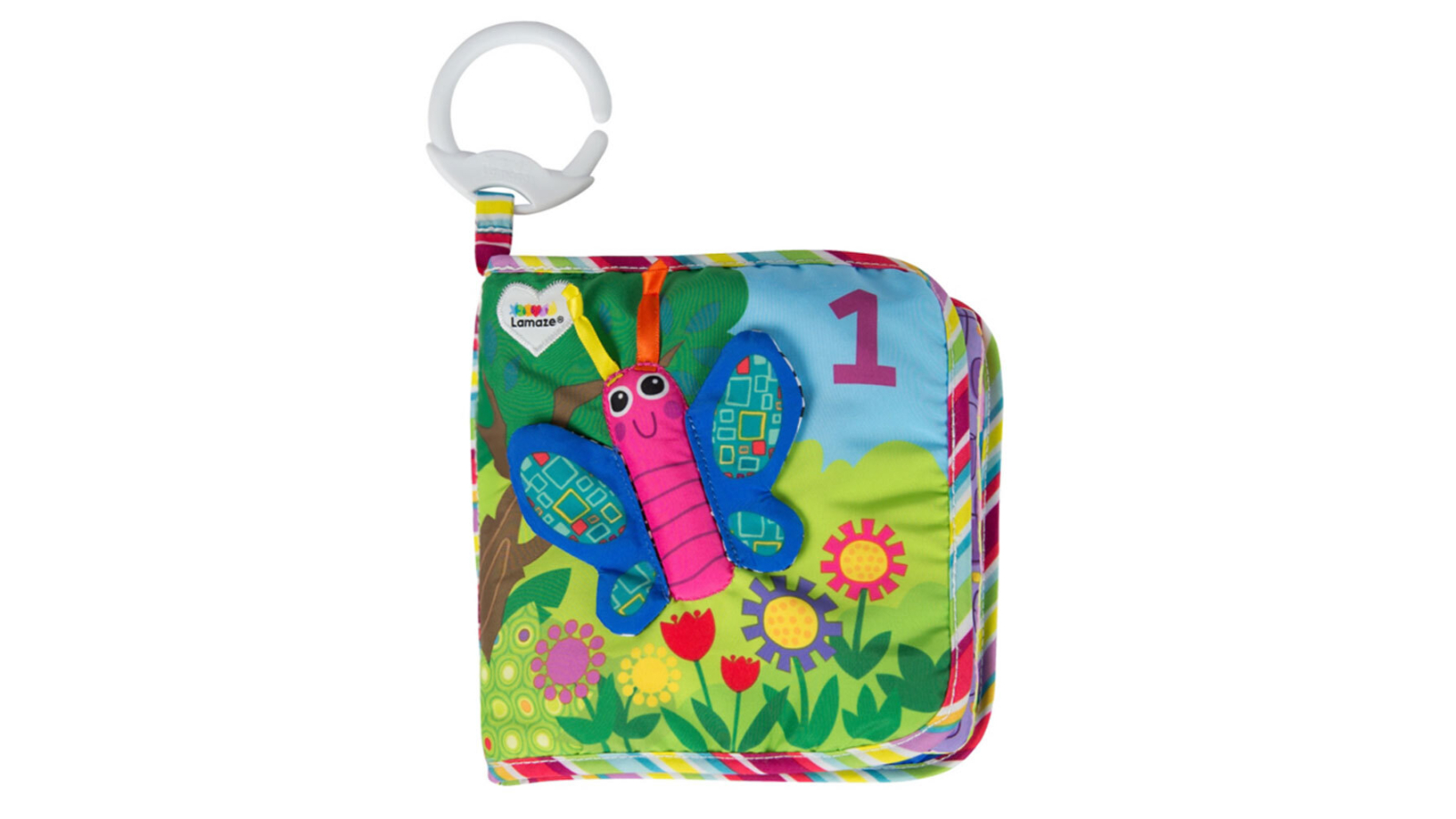 Lamaze Counting Animals Soft Fabric Baby Book Toy | Harvey Norman