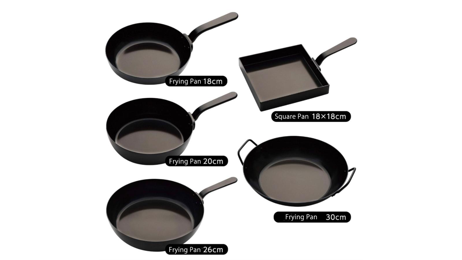 La. Base Iron Square Frying Pan - 18 x 18cm | Harvey Norman