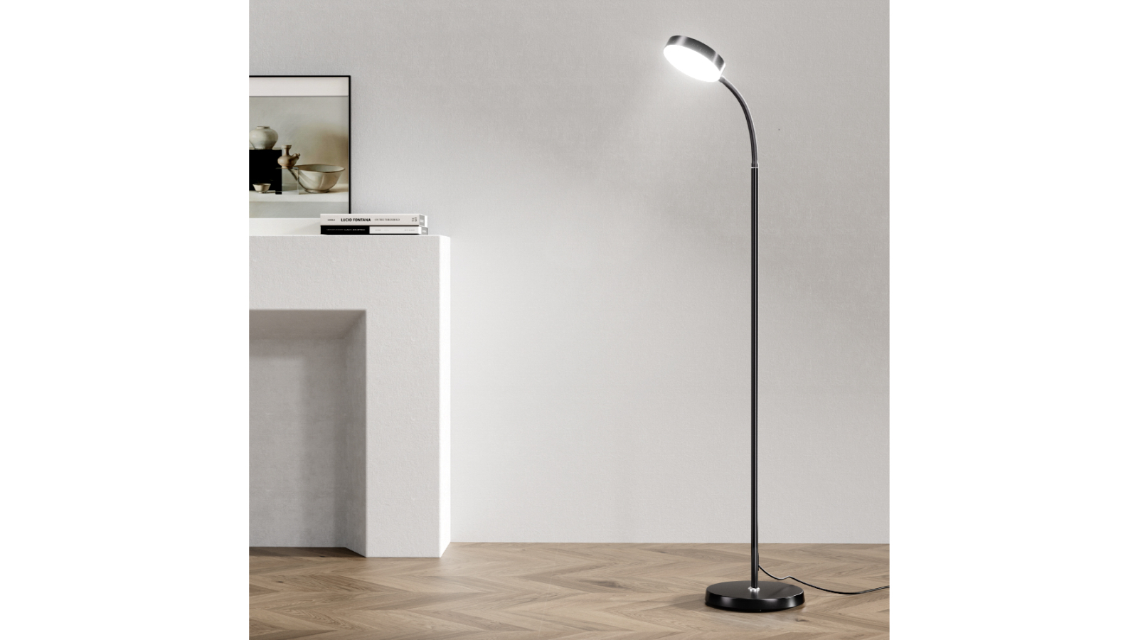 Artiss Modern Adjustable LED Floor Lamp Light Reading Stand Living Room ...