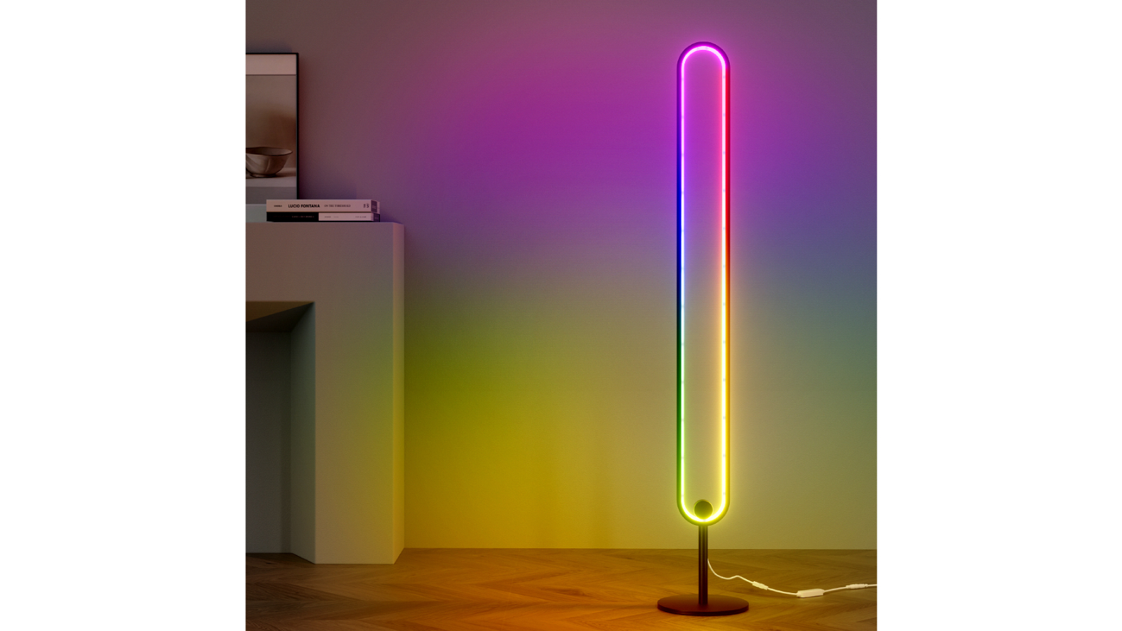 Artiss Colour Light RGB Modern LED Floor Lamp Stand Corner Living Room ...