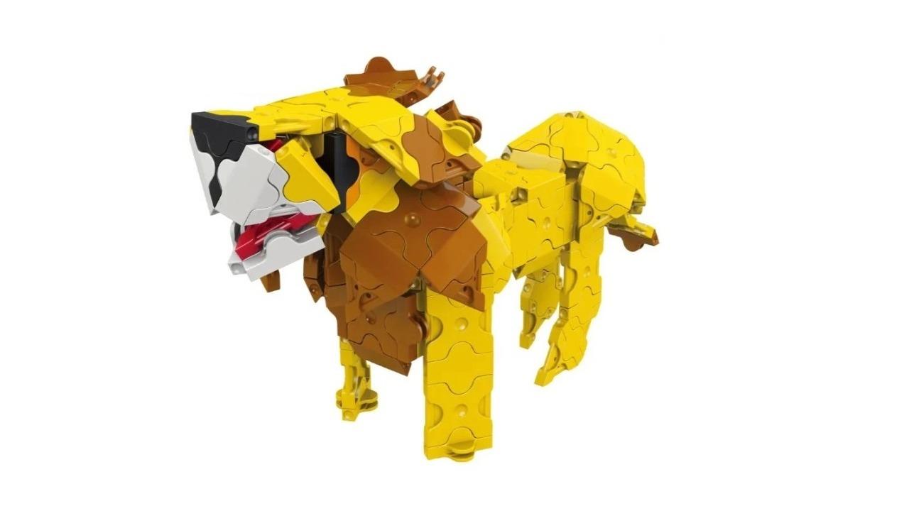 LaQ 250 Piece Animal World Lion and Cheetah Figure | Harvey Norman