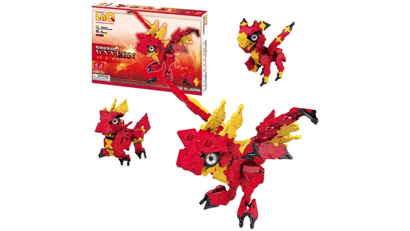 LaQ 260 Piece Mystical Beast Wyvern | Harvey Norman