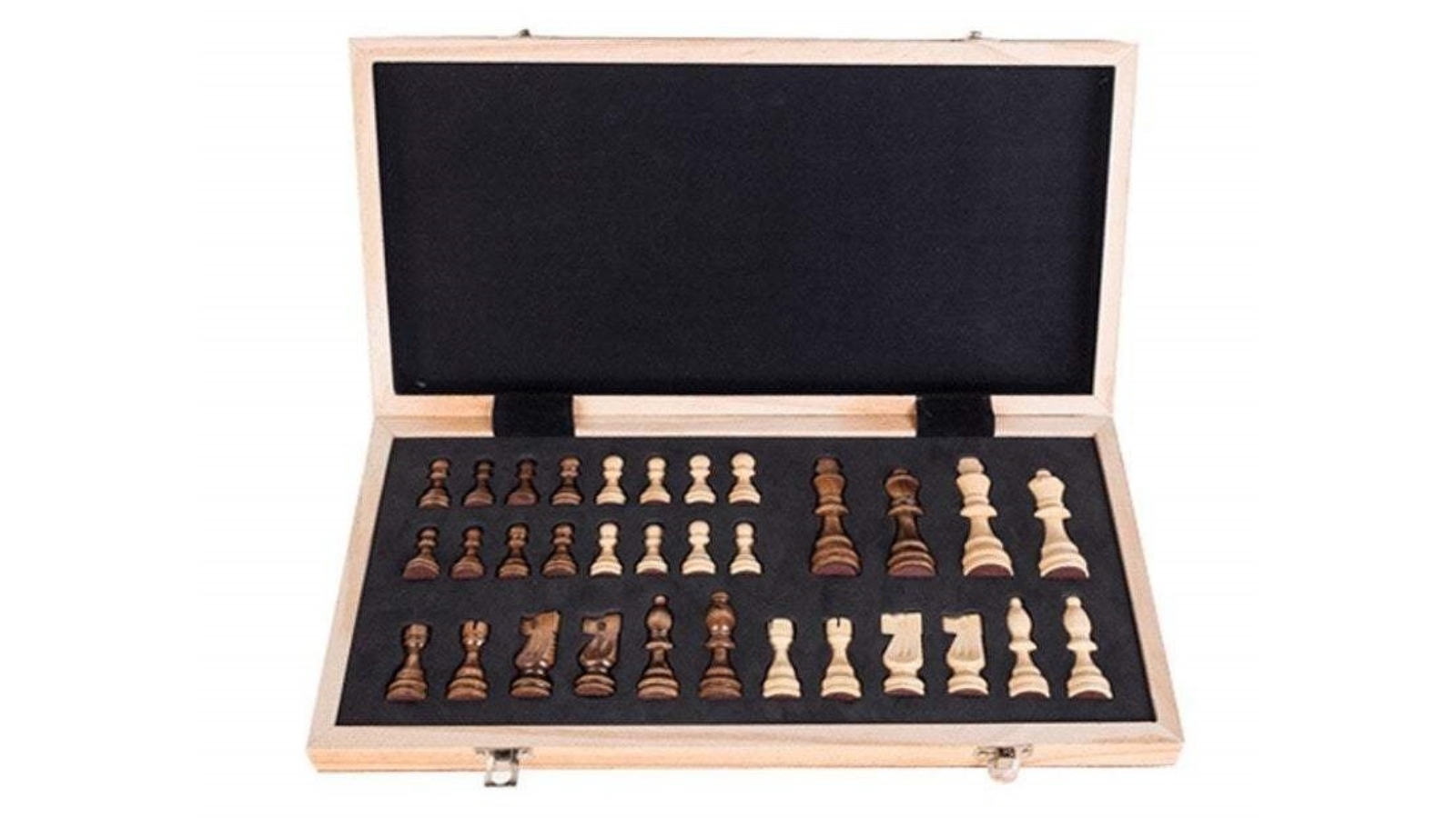 HOD Family Travel Games Portable Wooden Magnetic Folding Chess Board ...