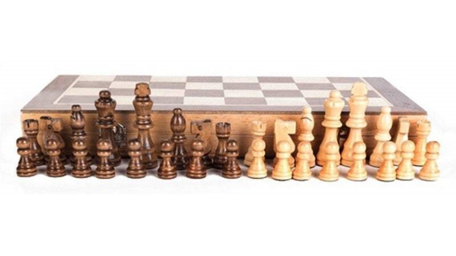 HOD Family Travel Games Portable Wooden Magnetic Folding Chess Board ...