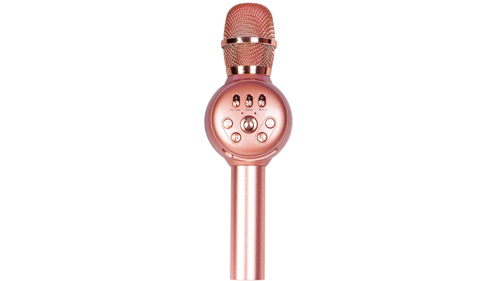 Laser LED Karaoke Microphone - Rose Gold | Harvey Norman