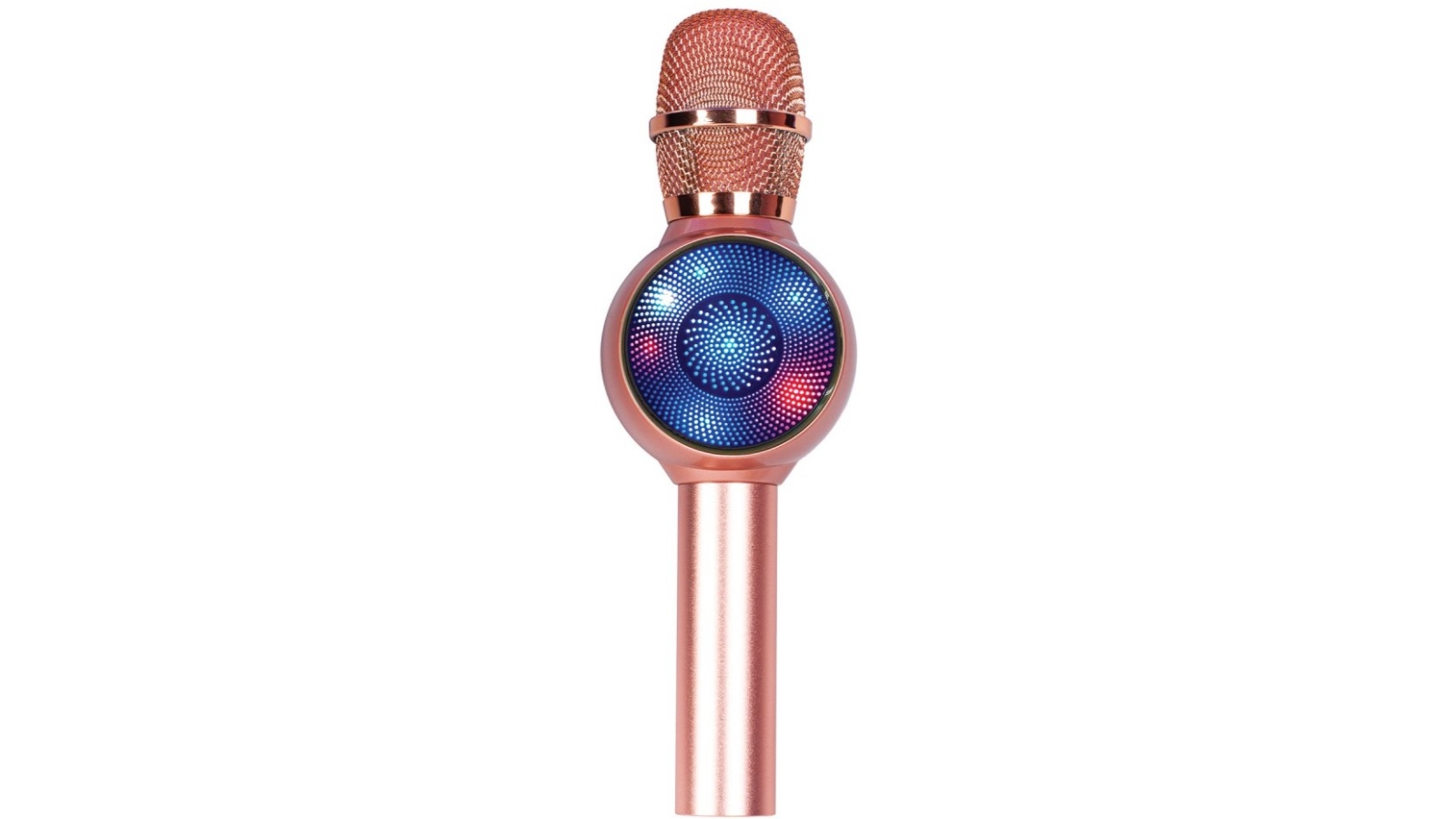 Laser LED Karaoke Microphone - Rose Gold | Harvey Norman