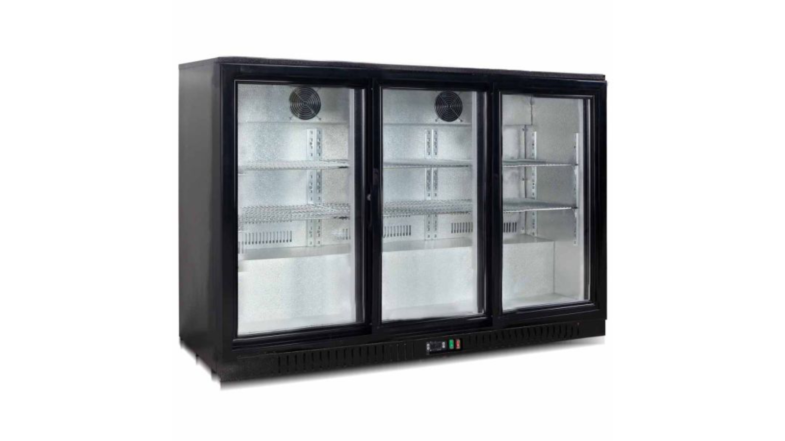 LCE LC330S Under Bench 3-Sliding Door Bar Cooler | Harvey Norman