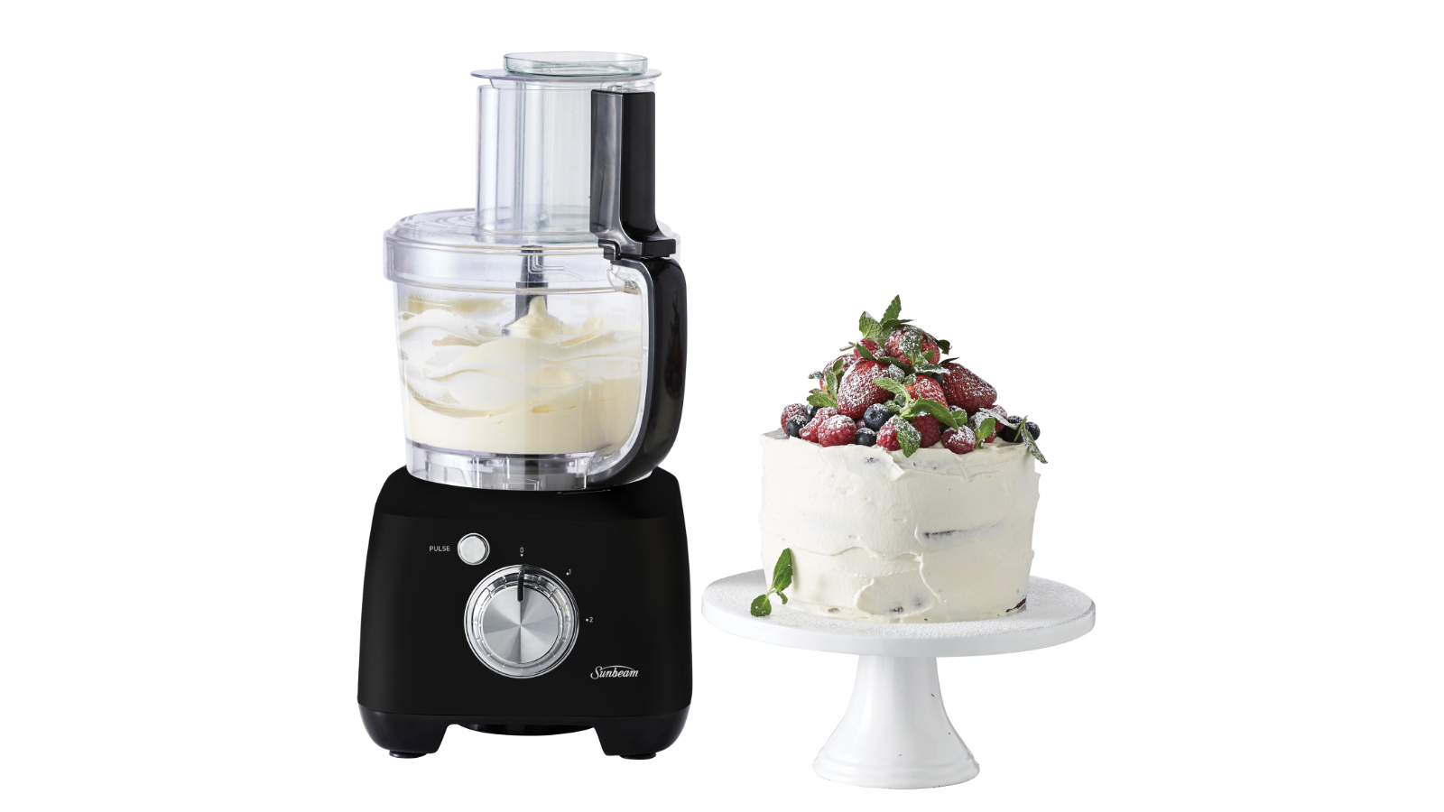 Sunbeam Multi Food Processor Plus- Black | Harvey Norman