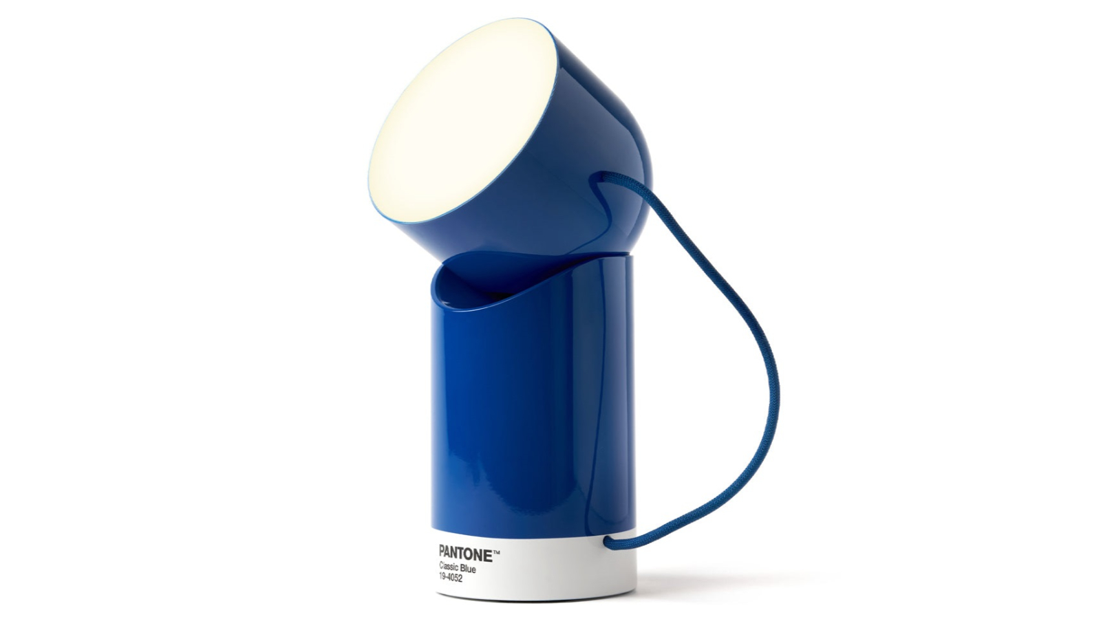 Lexon Pantone Orbe Portable LED Lamp with Moving Head - Classic Blue ...