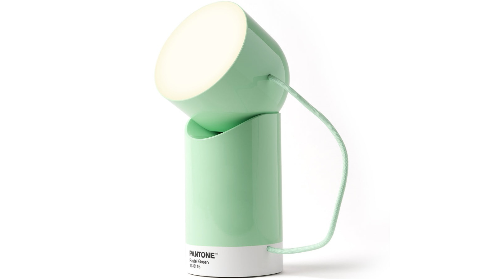 Lexon Pantone Orbe Portable LED Lamp with Moving Head - Green | Harvey ...