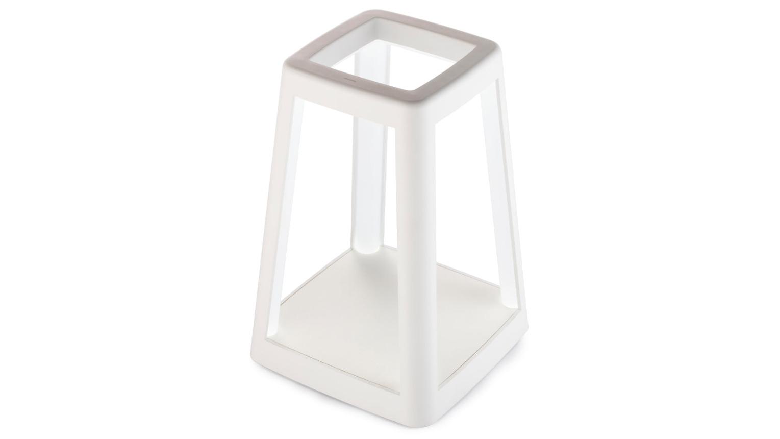 Lexon Portable Lantern Lamp with Built-in Wireless Charger - White ...