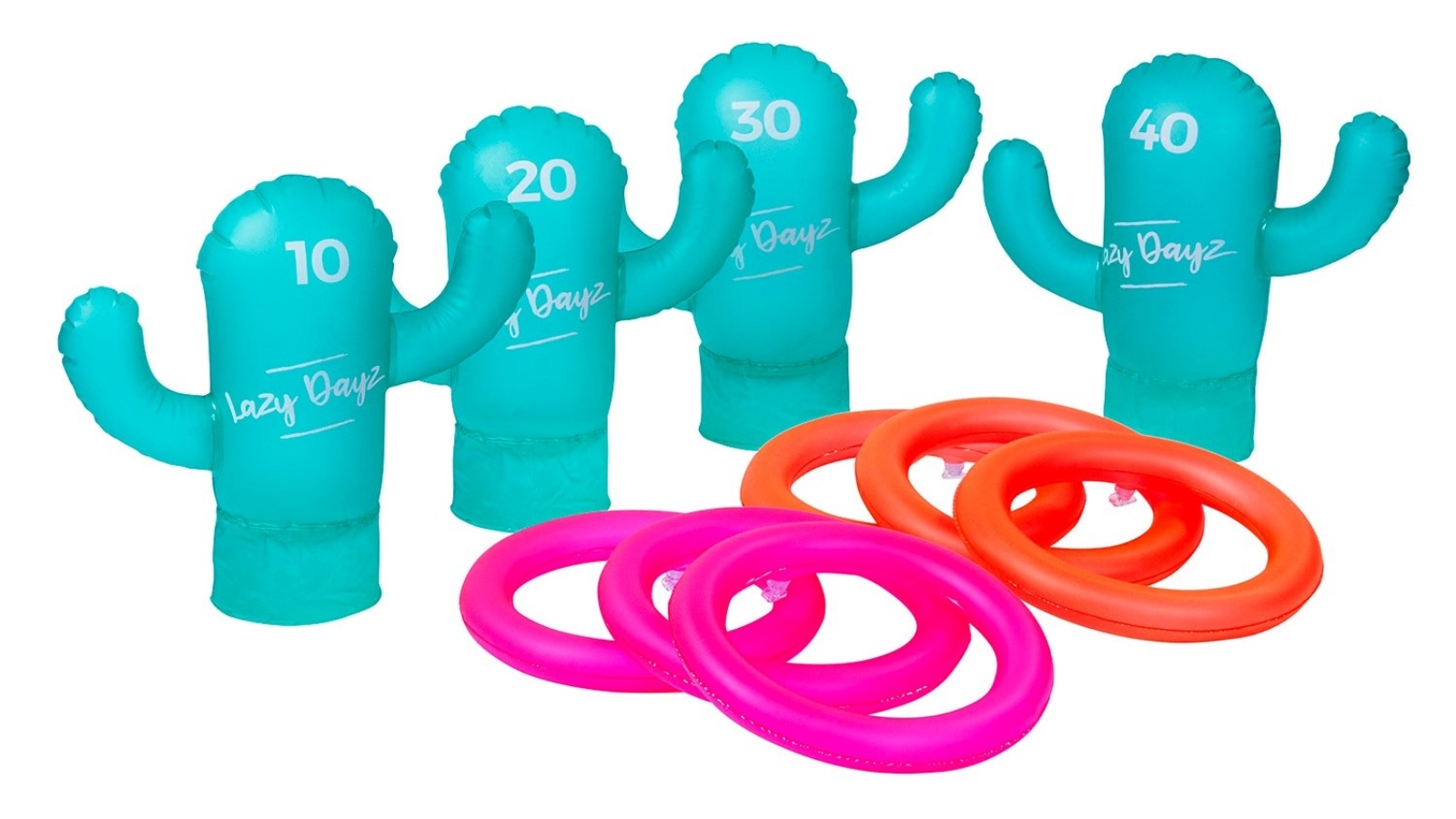 Lazy Dayz Inflatable Cactus Ring Toss | Harvey Norman