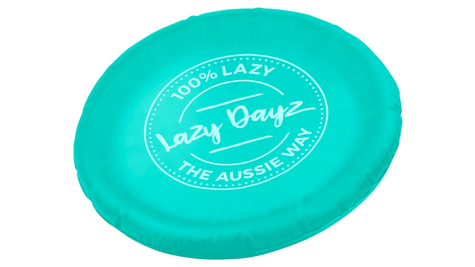 Lazy Dayz Inflatable Frisbee - Teal | Harvey Norman