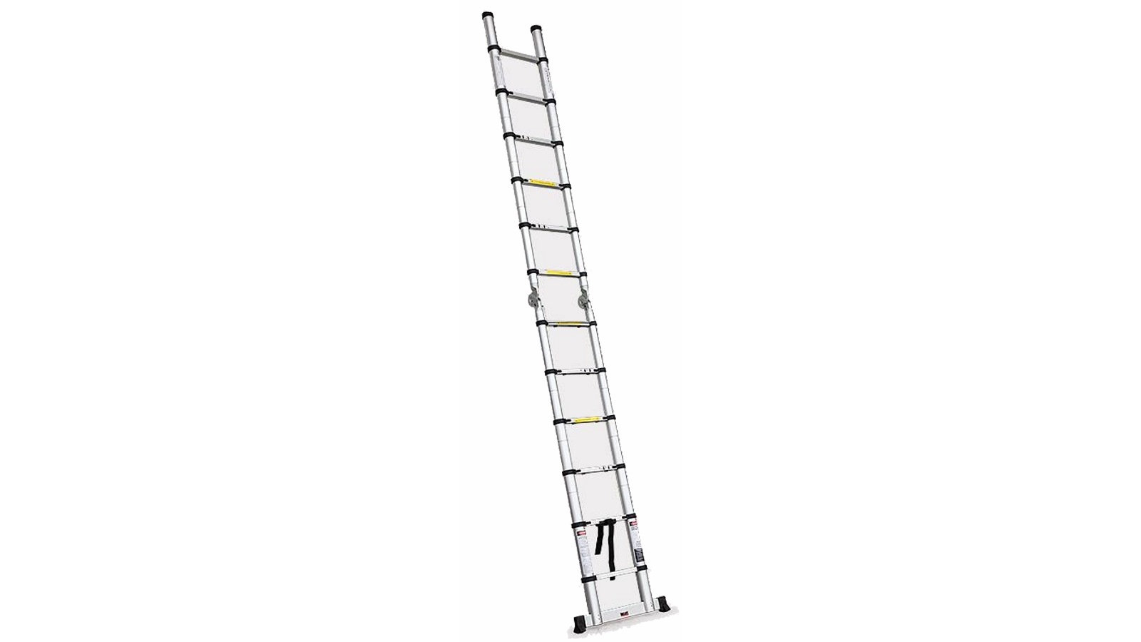 Bullet 3.8m Multipurpose Telescopic Folding Aluminium Ladder with Alloy ...