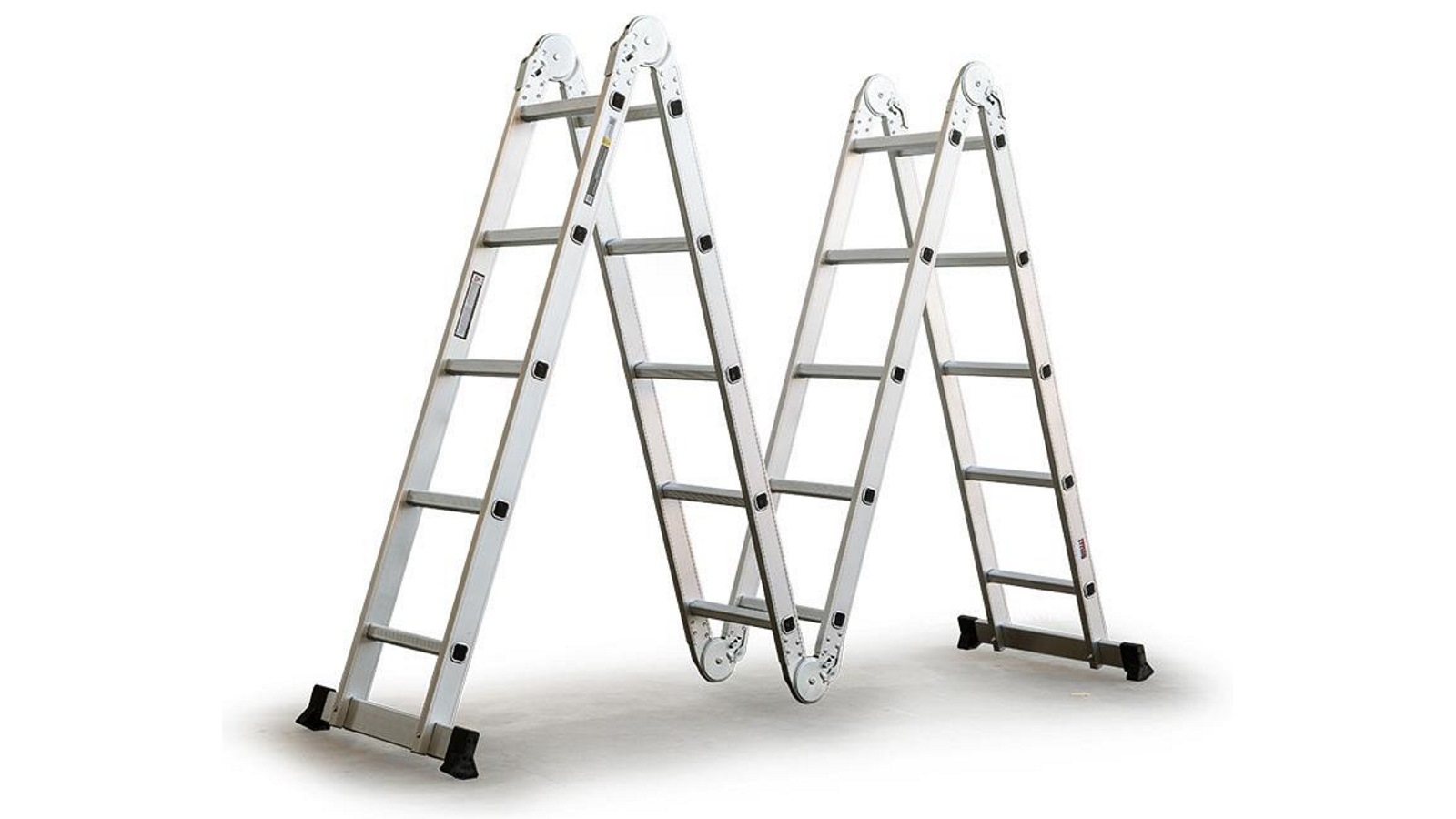 Bullet 5.8m Multipurpose Ladder Aluminium Extension Folding Adjustable ...