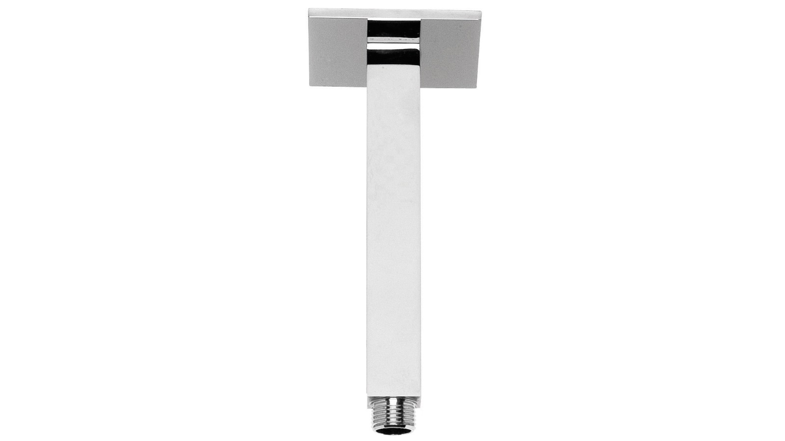 Phoenix Lexi 150mm Square Ceiling Arm - Chrome | Harvey Norman