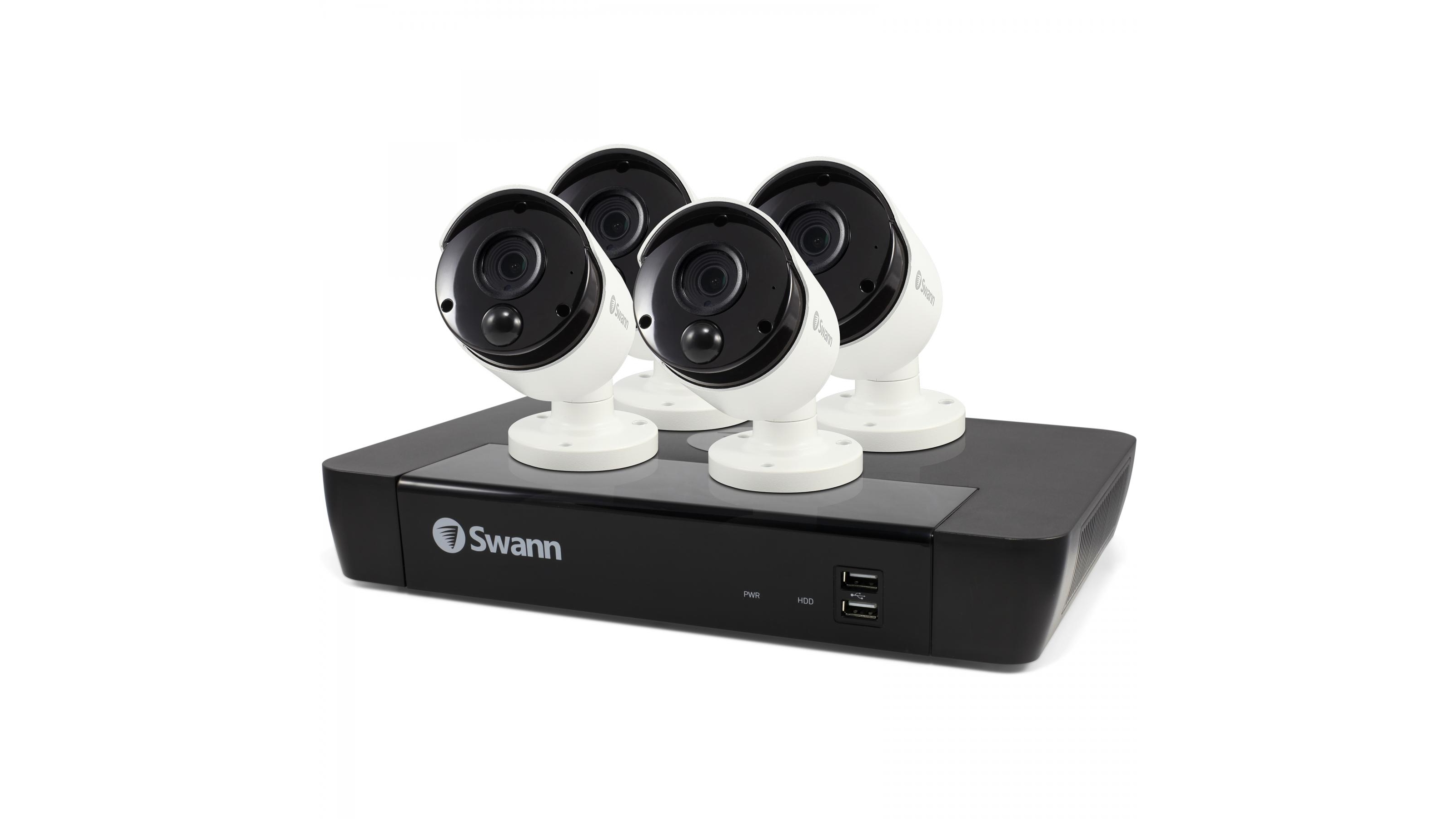 Swann NVR8-8580 8 Channel 4K NVR Security System with 4 Camera | Harvey ...