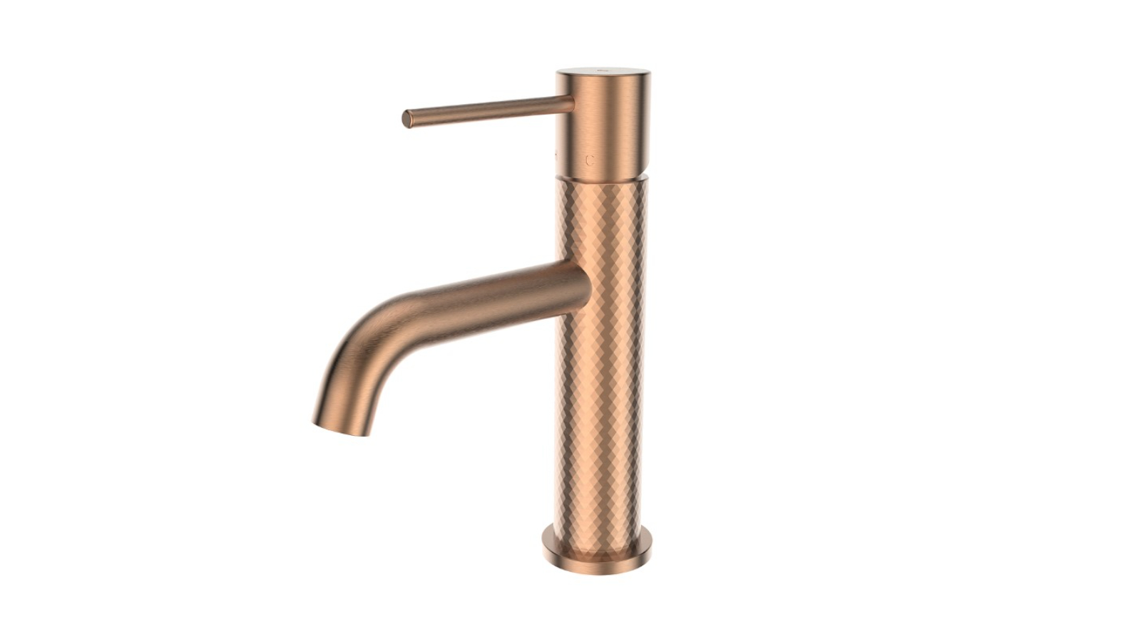 Greens Tesora Basin Mixer Tap - Brushed Copper | Harvey Norman