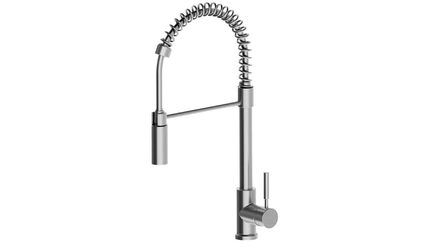 Greens Alfresco Lead-Free Spring Sink Mixer - Stainless Steel | Harvey ...