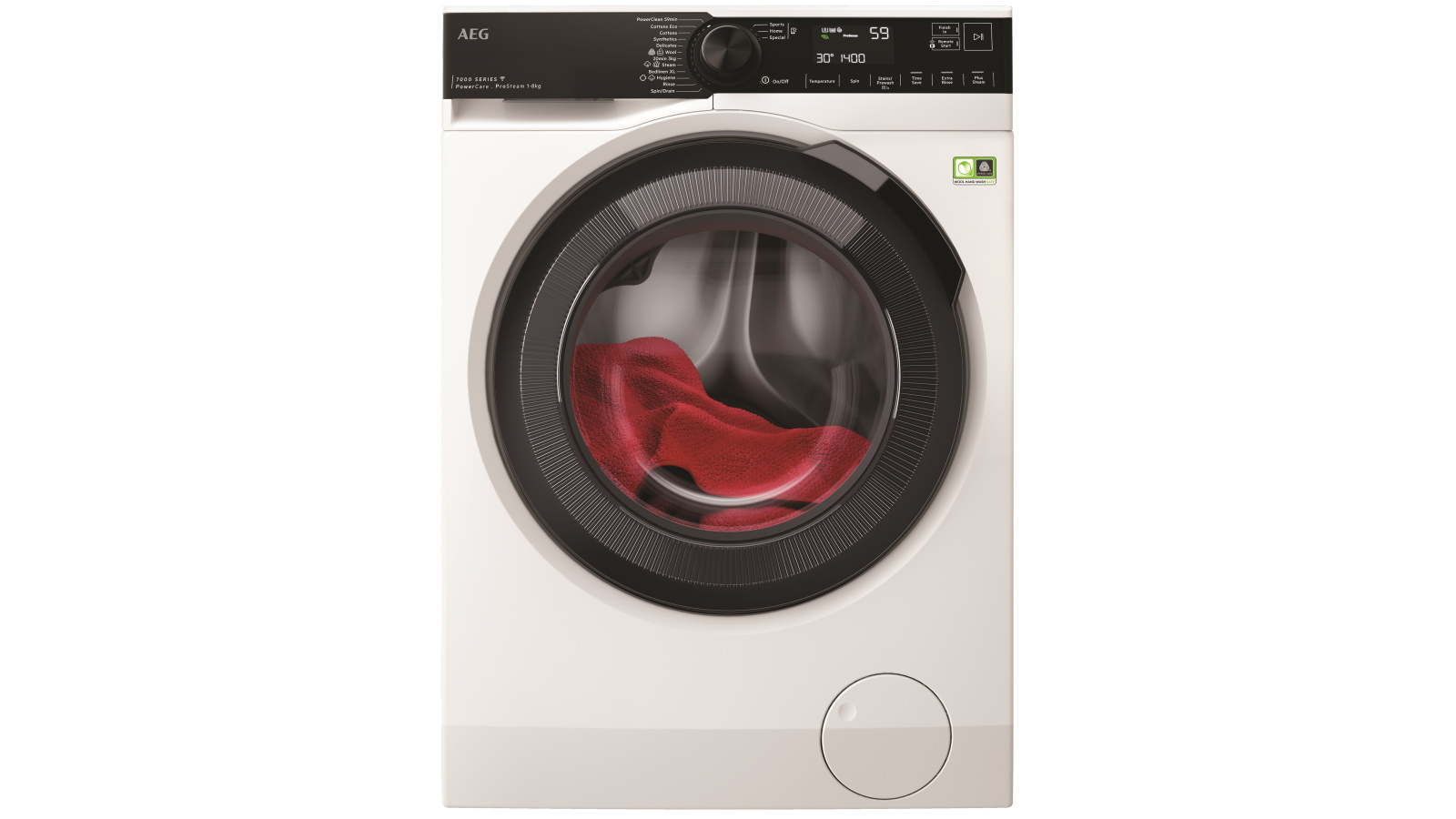 AEG 8kg 7000 Series Front Load Washing Machine | Harvey Norman