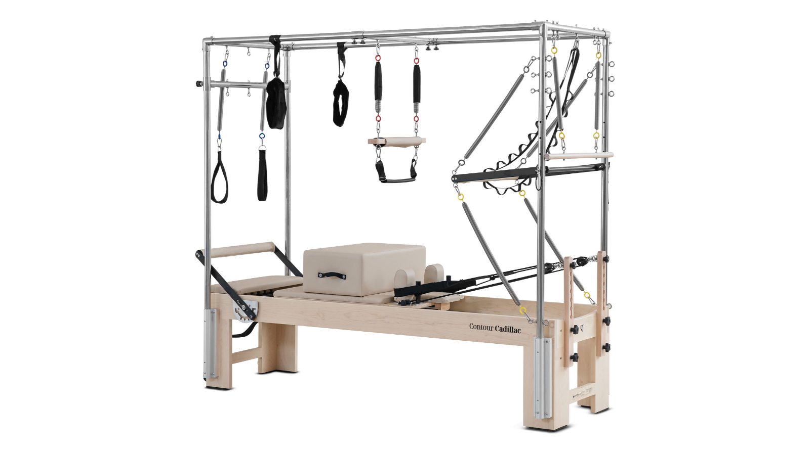 Lifespan Fitness Contour Cadillac Pilates Reformer with Full Trapeze ...