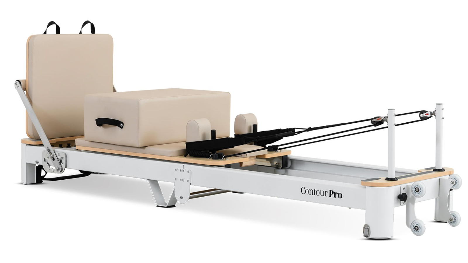 Lifespan Fitness Contour Pro Folding Aluminum Pilates Reformer Bed Set ...