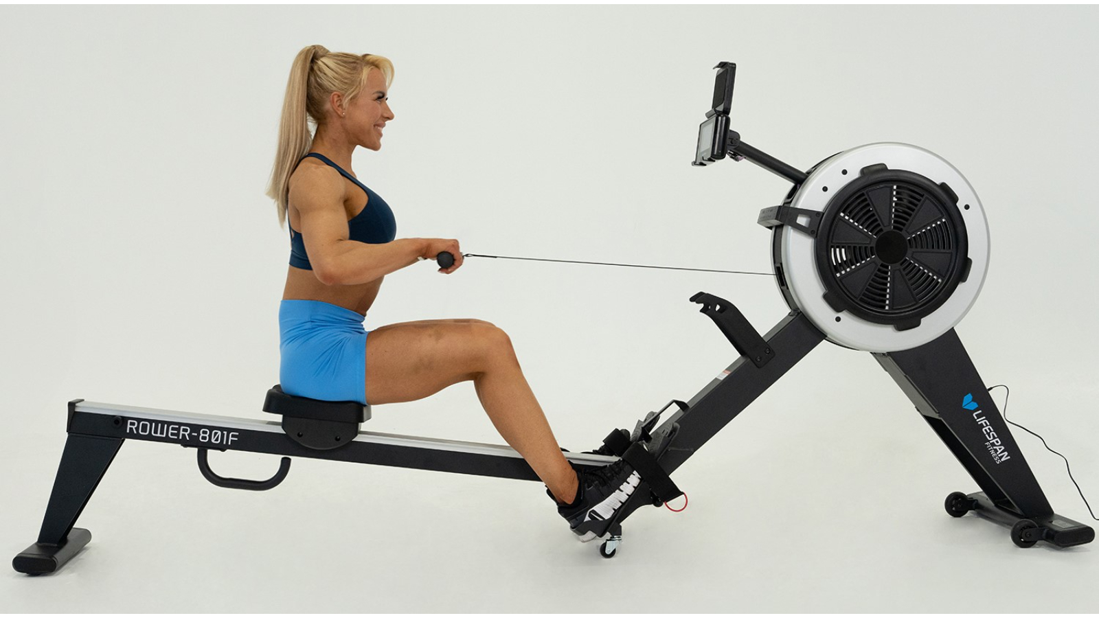 Lifespan Fitness Air and Magnetic Commercial Rowing Machine ROWER-801F ...